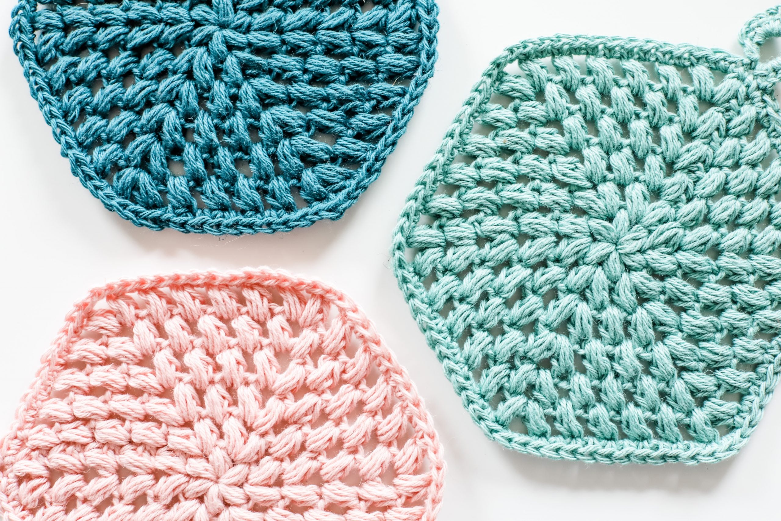 Hexi Puff Coasters, free crochet puff stitch trivet pattern - TL Yarn ...