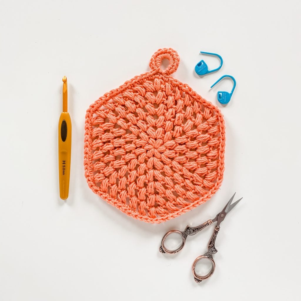 Hexi Puff Coasters, free crochet puff stitch trivet pattern - TL Yarn ...