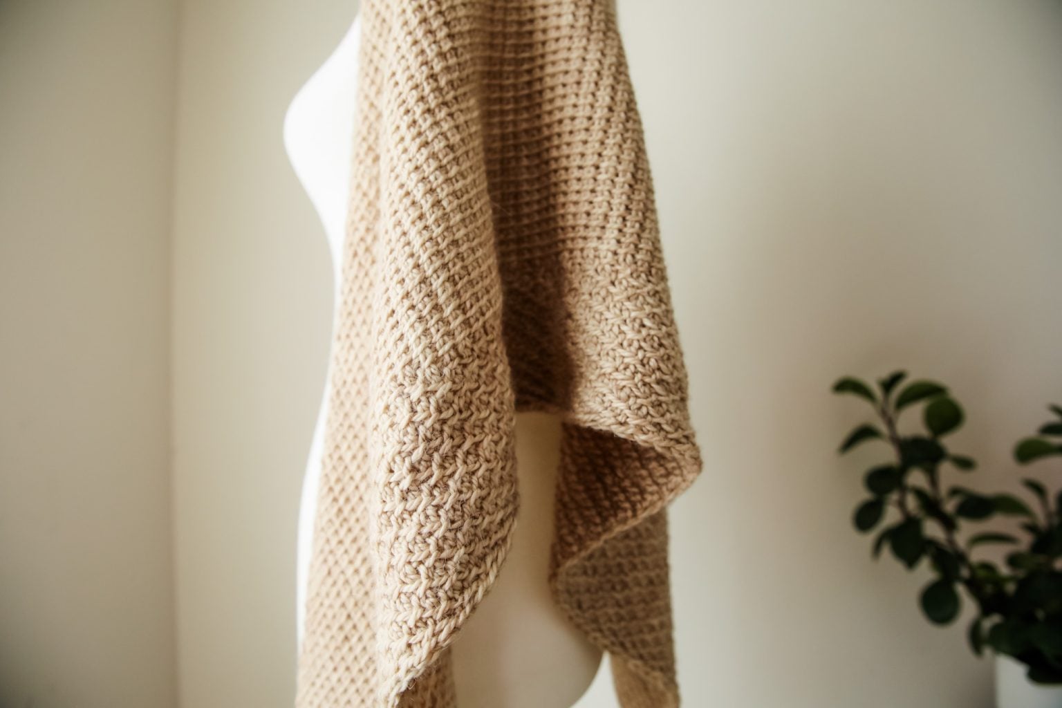 Lamia Wrap - A Free Tunisian Crochet Shawl Pattern - TL Yarn Crafts