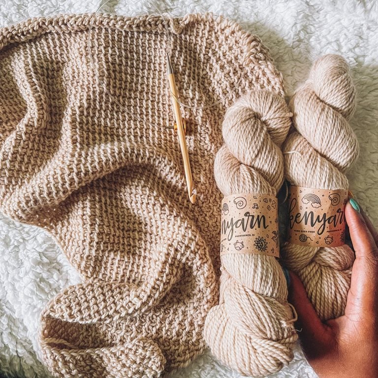 Lamia Wrap - A Free Tunisian Crochet Shawl Pattern - TL Yarn Crafts
